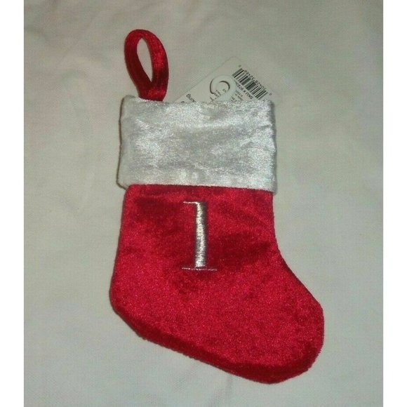 Merry Brite | Holiday | Monogram Lower Case Letter L On Red Christmas ...